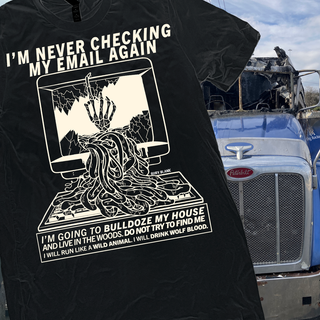 No More Email (Black) by Rory Blank – Raw Paw